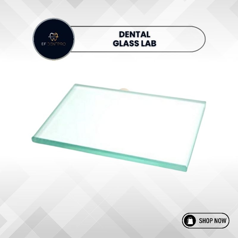 Jual DENTAL GLASS LAB MIXING PAD KACA GLASS PLATE DENTAL MIXING SLAB ...