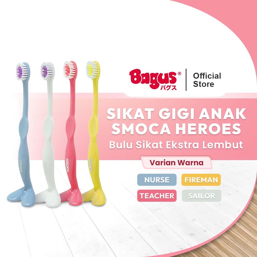 Jual [Twin Pack] Bagus Sikat Gigi Anak Smoca Heroes | Shopee Indonesia