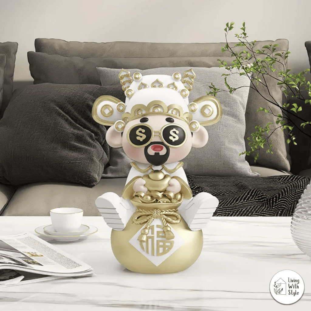 Jual Living With Style - God of Wealth Statue Decor / Pajangan Dewa ...