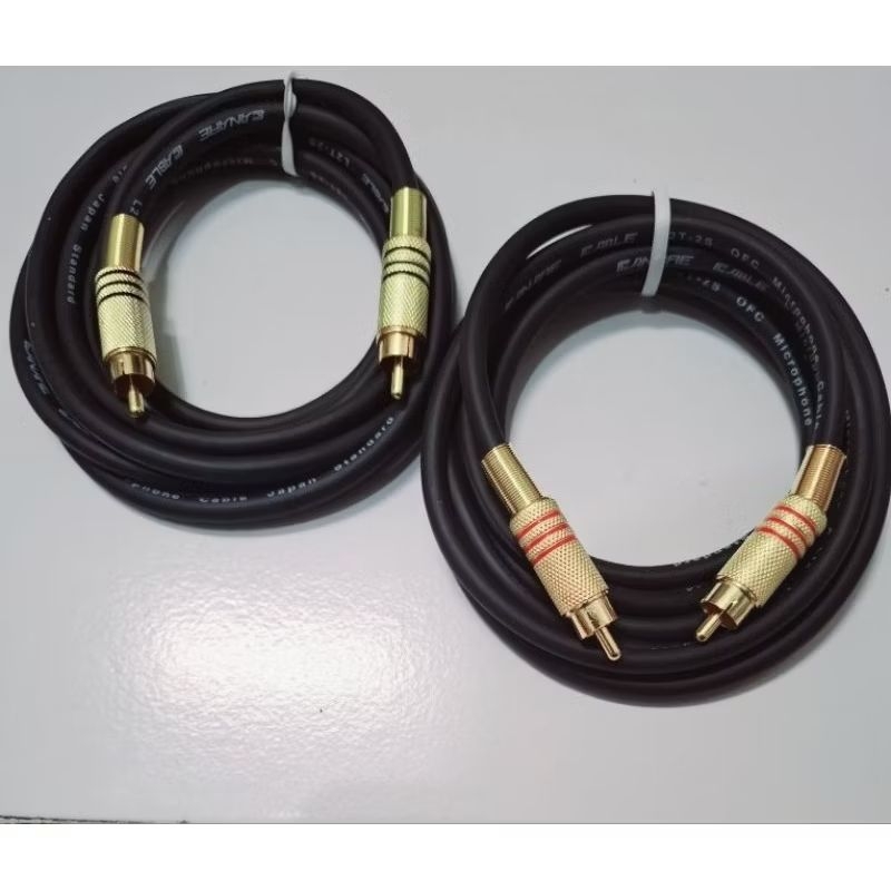 Jual 1 set kabel jek RCA Canare 1 2 3 4 5 Meter | Shopee Indonesia