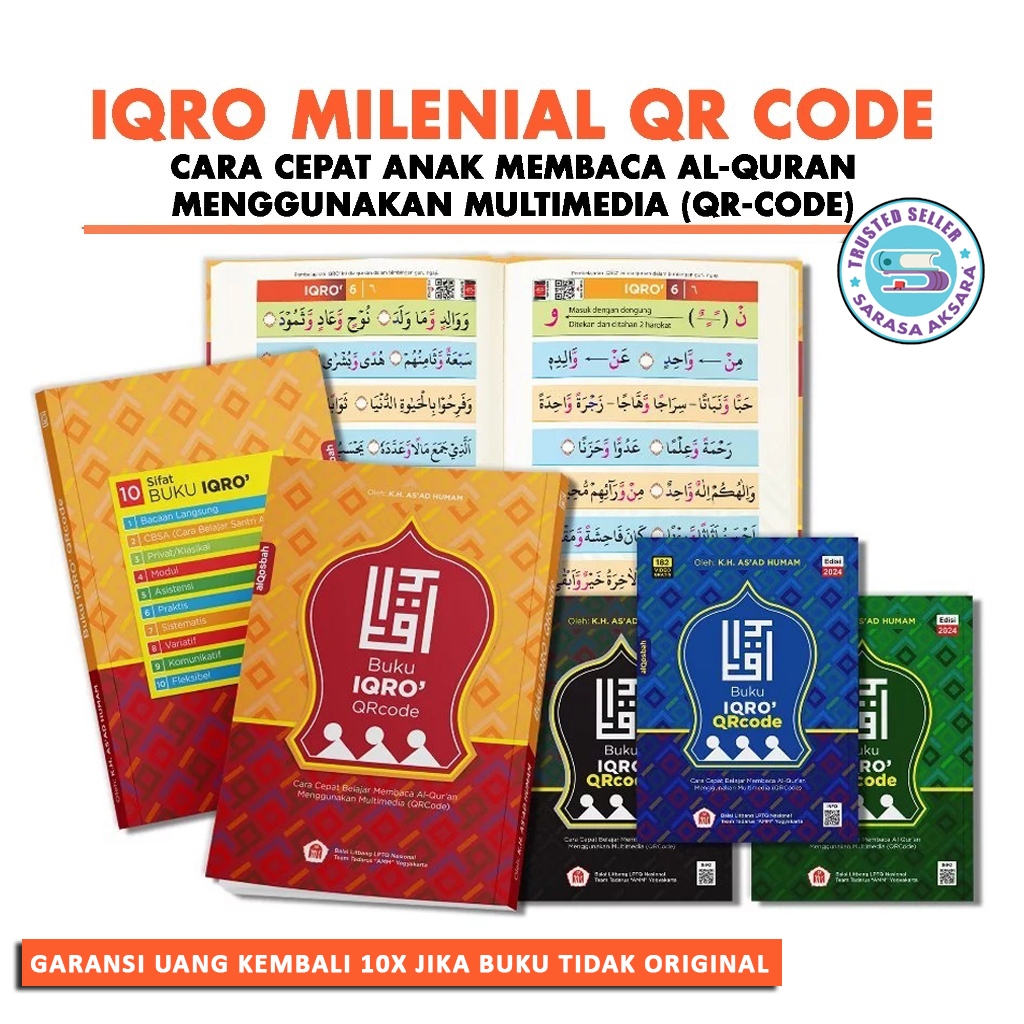 Jual Buku Iqro Milenial Buku Iqra Edisi Millenial Disertai ...