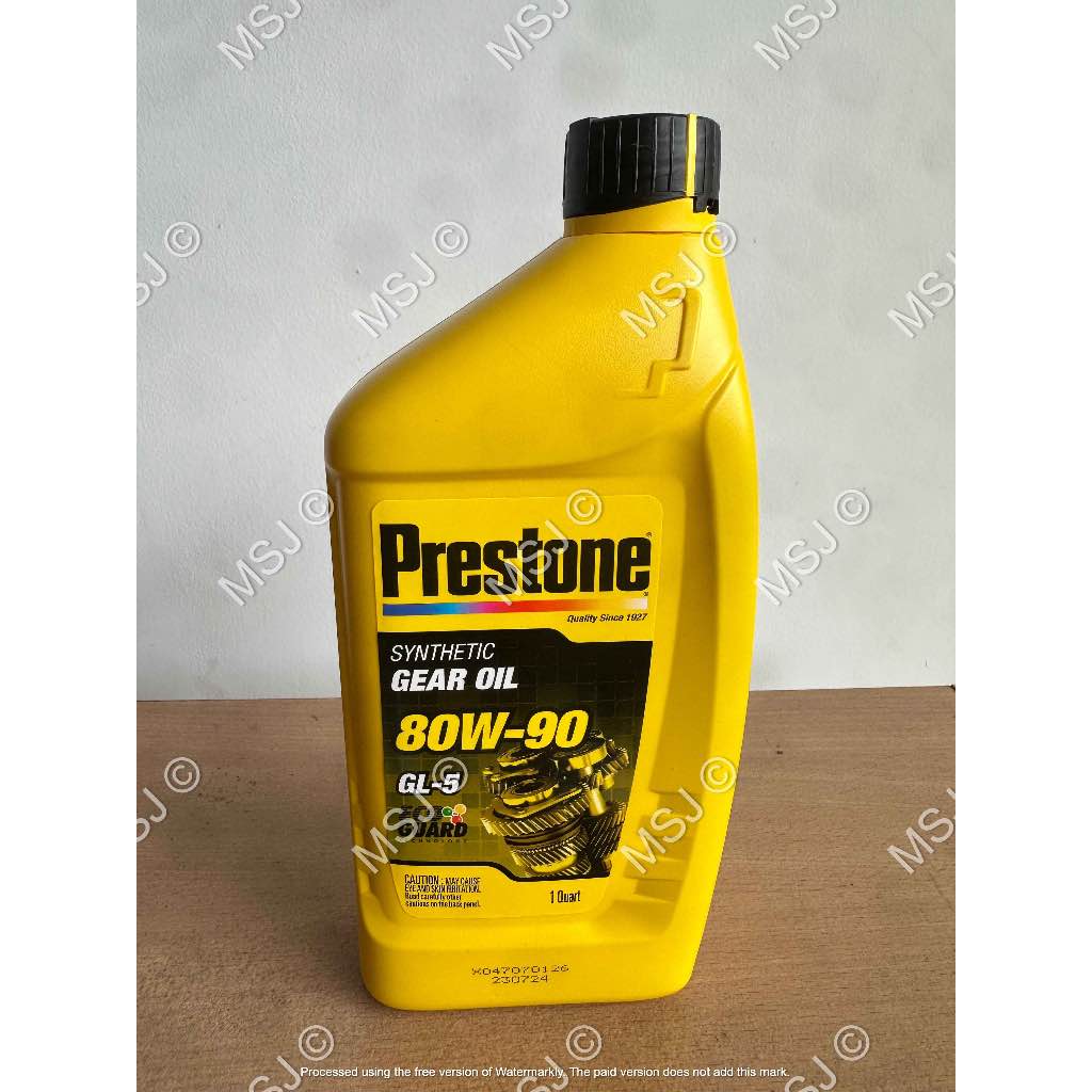 Jual Prestone Gear Oil 80W-90 1L -- 100% Original & Kemasan Baru ...