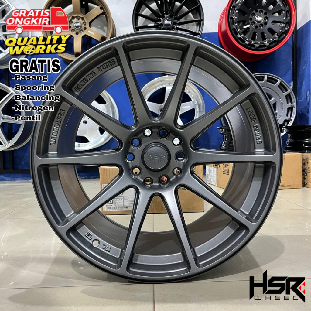 Jual Velg Racing Mobil BMW, FT68, R18 Tapak Lebar 9,5/10,5 Velg Jdm Hsr Wheel Shinjuku | Shopee ...