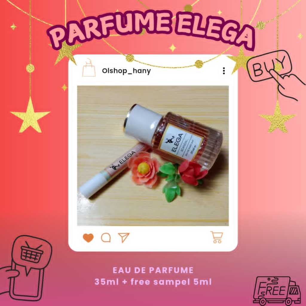 Jual PARFUME ELEGA EAU DE PARFUME (ALL VARIAN 35ml FREE SAMPEL 5ml ...