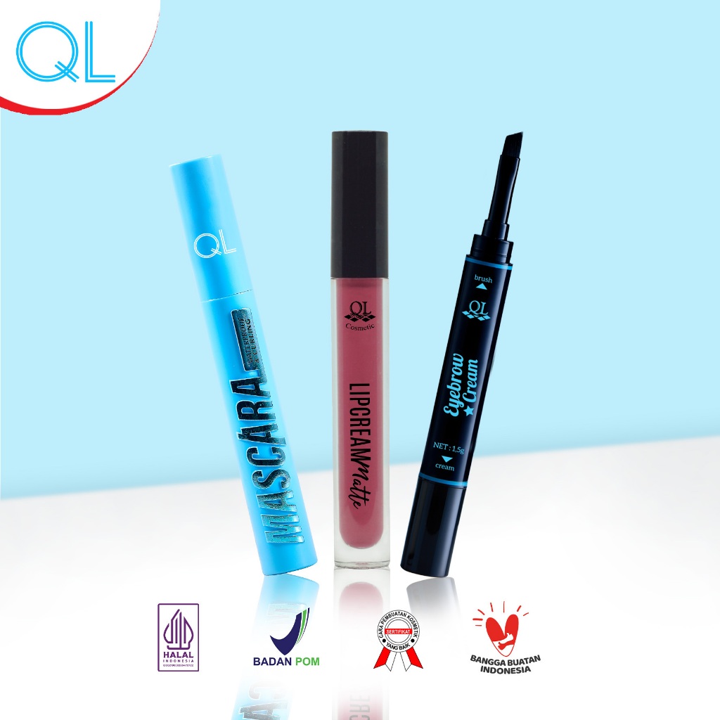 Jual QL Cosmetic - Bundling Manis 02 Paket Kosmetik Mascara Lipcream ...