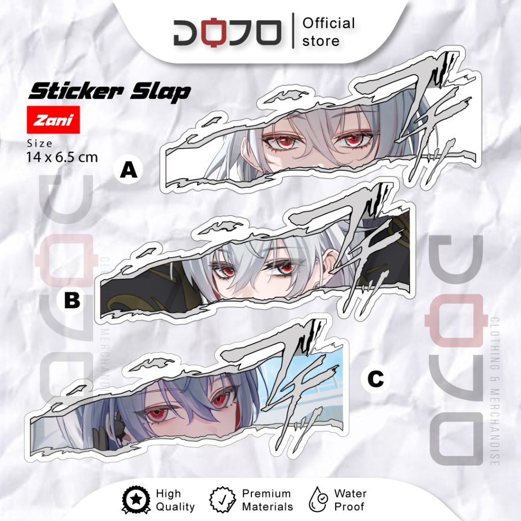 Jual Sticker VINYL Wuthering Waves Zani motor mobil notebook binder ...