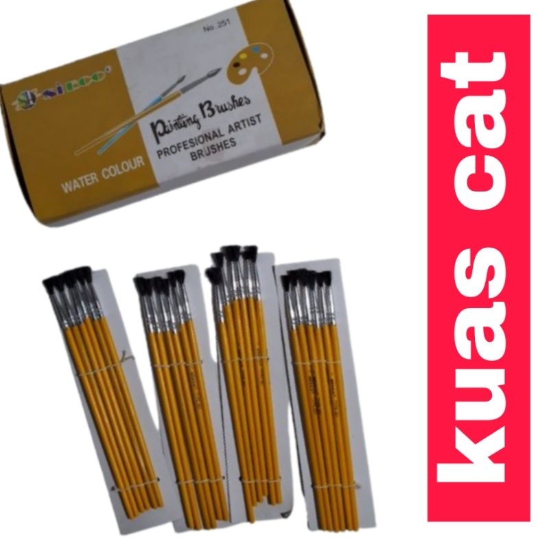 Jual ( 1 pcs) kuas lukis/ painting brush water pagoda no 1 2 3 4 5 6 7 ...