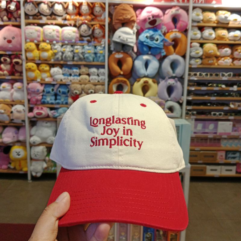 Jual Miniso Color Blocking Baseball Cap (Red) | Shopee Indonesia