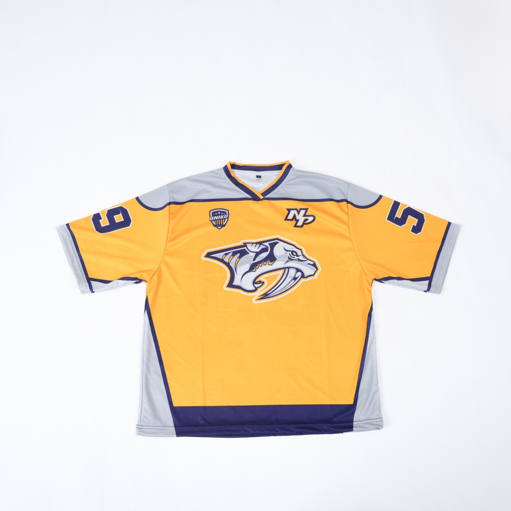 Jual JERSEY BOXY NASHVILLE PREDATORS //JERSEY BAND//JERSEY BOLA ...