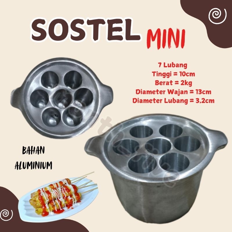 Jual CETAKAN SOSTEL MINI ALUMINIUM 7 LUBANG | Shopee Indonesia