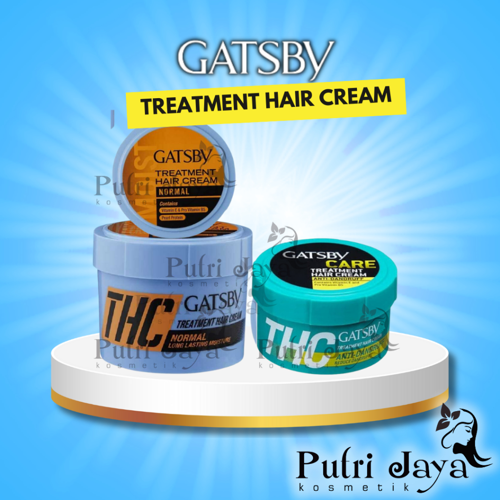 Jual GATSBY Treatment Hair Cream | Minyak Gel Rambut Pria | Normal ...