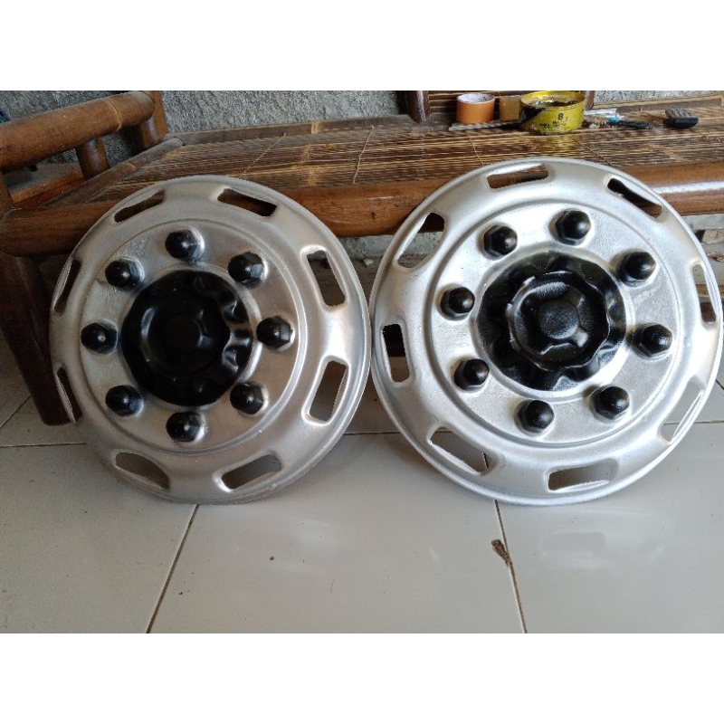 Jual weldop Scania model baut ring 16 depan aja 2 biji warna silver ...