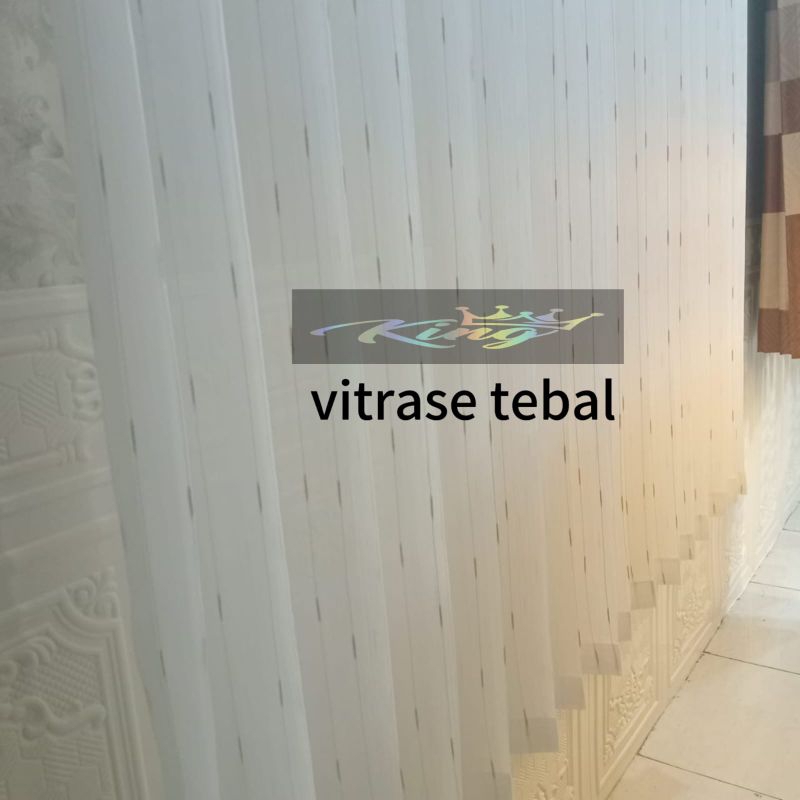 Jual Vitrase Gorden Import Tebal Serat Gold Silver Minimalis Modern ...