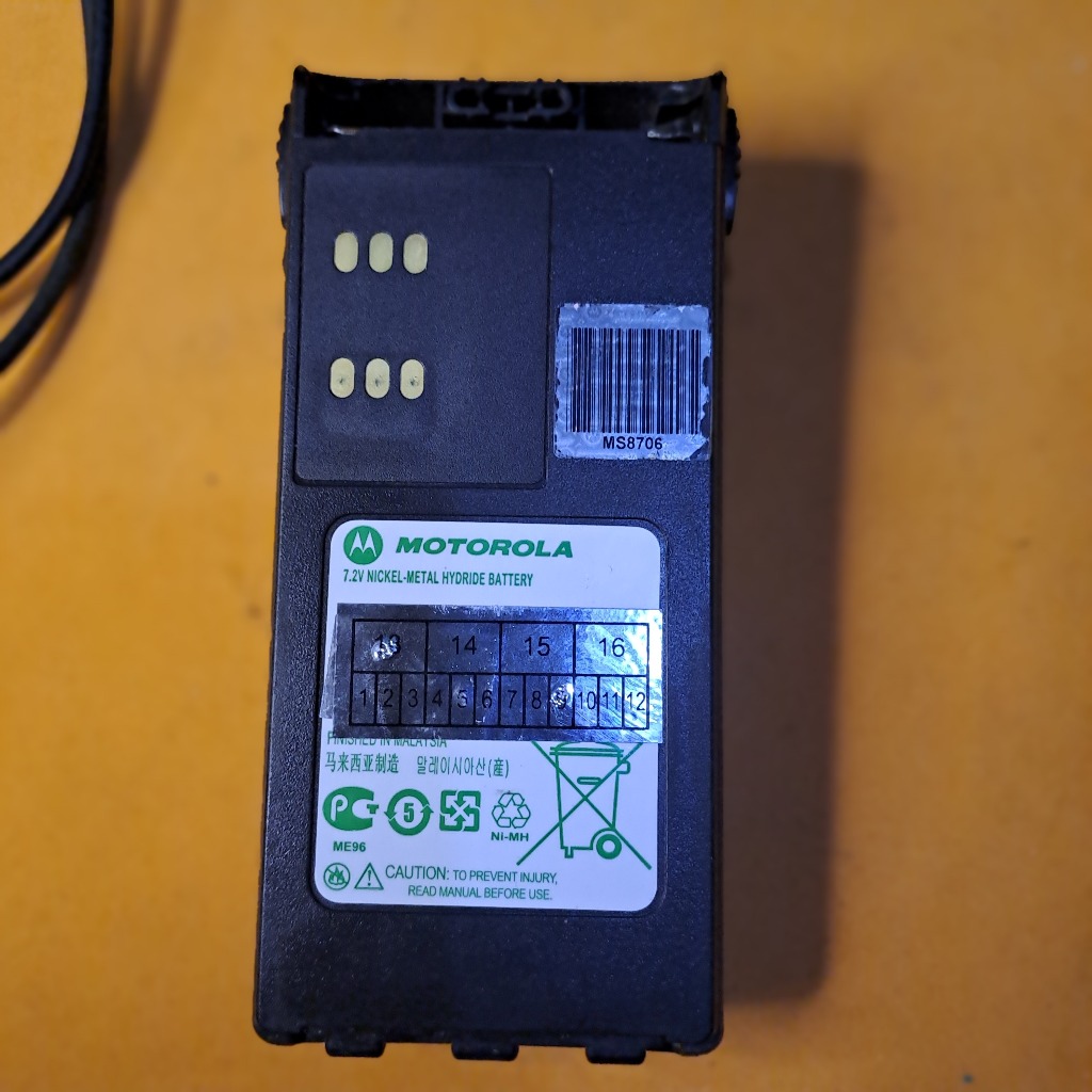 Jual Baterai Ht Gp338is Original Battery Motorola Gp 338 is HNN9010A ...