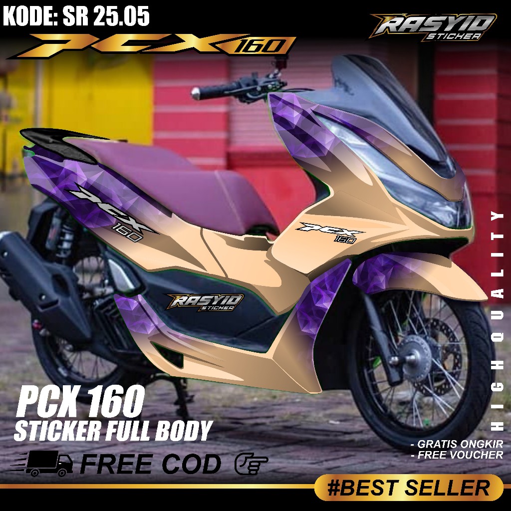 Jual COD Sticker Decal Full Body Honda PCX 160 2021 2022 2023 2024 Sticker Full Body PCX 160 ...