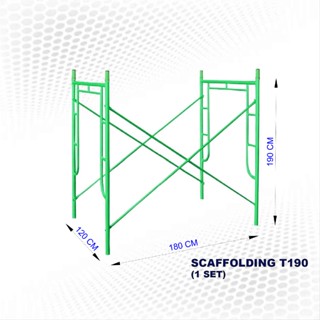 Jual SET SCAFFOLDING TINGGI 190 CM STEGER BESI MAINFRAME 190 BARU ...