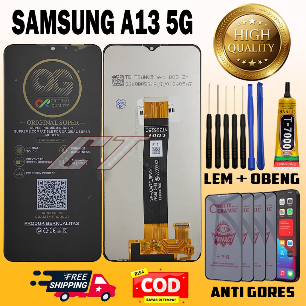 Jual LCD TOUCHSCREEN SAMSUNG A13 5G LAYAR SENTUH ORIGINAL ORI ALL MEREK ...