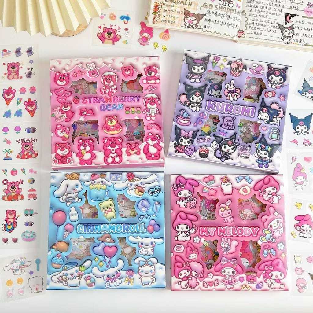 Jual STIKER SANRIO KUROMI CINNAMOROLL MY MELODY ISI 100 LEMBAR STICKER ...