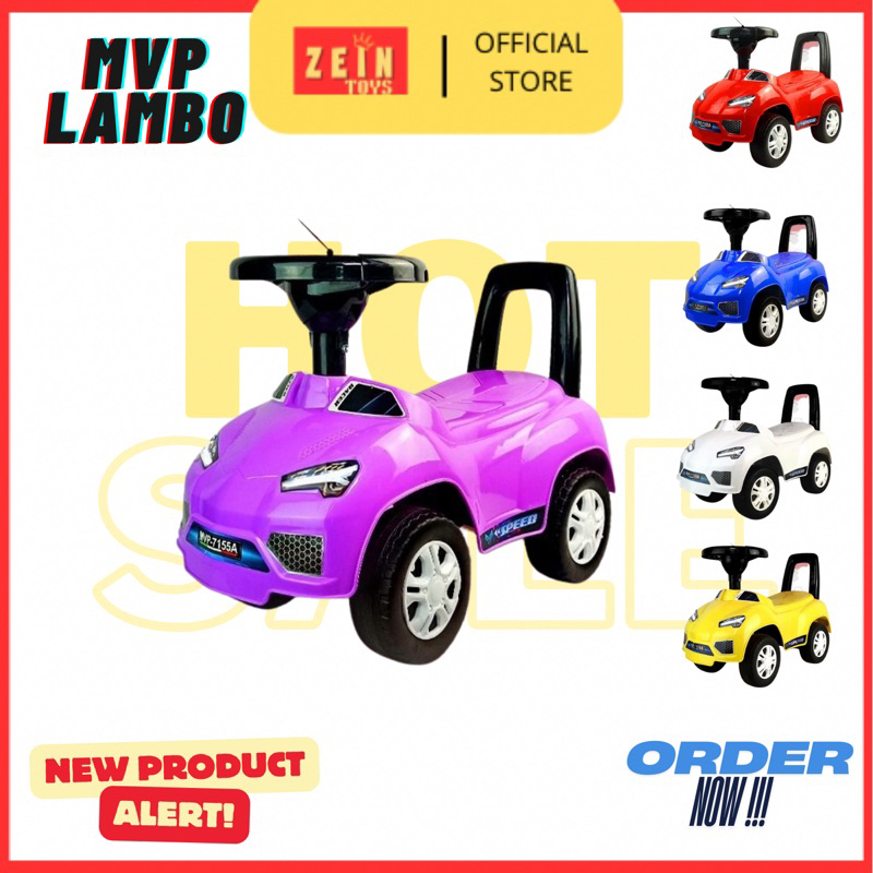 Jual (COD)MOBIL MAINAN ANAK/MPV LAMBO PUTIH/MOBIL DORONG/MVP LAMBO ...