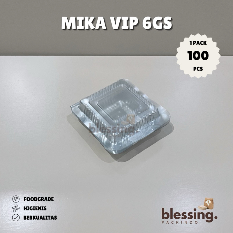 Jual Mika VIP 6GS / Mika Kue Bening Transparan / Mika Jajan Pasar / Mika Plastik Nasi / Mika ...