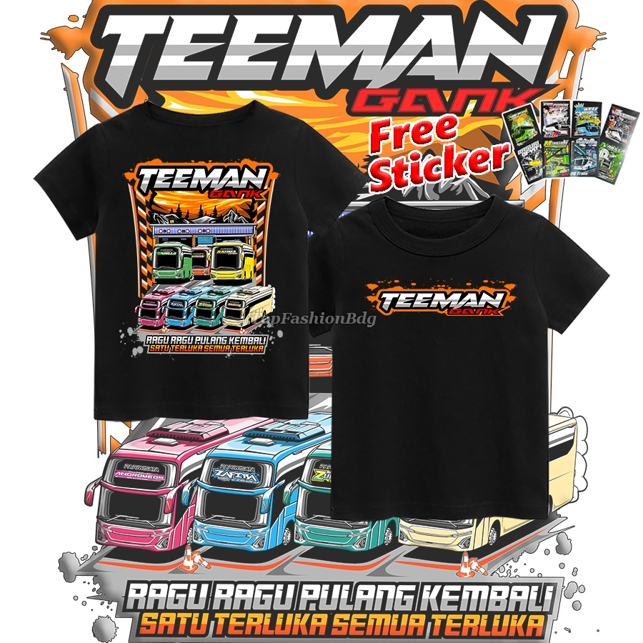 Jual Baju Anak Bus TEMAN GANK JETBUS 5 Vektor Bus Mania Depan Belakang Kaos Anak Laki-Laki 1-17 ...