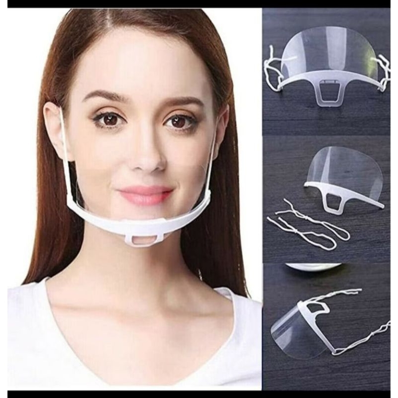 Jual MASKER PENUTUP MULUT F&B TRANSPARAN PLASTIK PENUTUP MULUT F&B ...