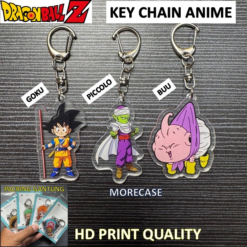 Jual KEY CHAIN ANIME DRAGON BALL Z GOKU BUU PICCOLO GANTUNGAN KUNCI ...
