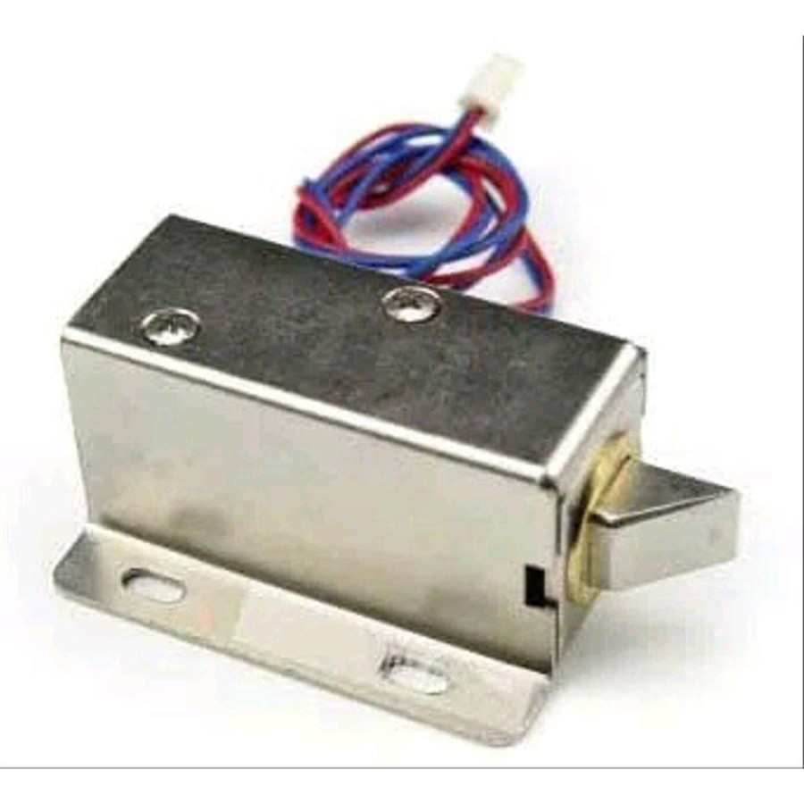 Jual Solenoid Door Bolt Lock / Electric Kunci Pintu Selenoid Arduino ...
