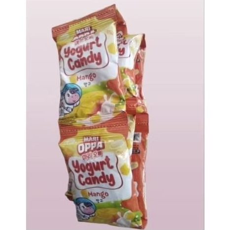 Jual Mari Oppa Yogurt Candy Mango (Renteng isi 10pcs) | Shopee Indonesia