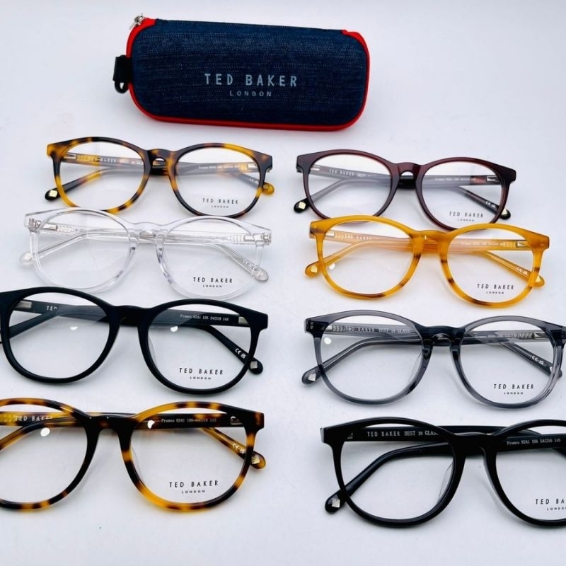 Jual frame kacamata pria wanita kotak elegan asetat ted baker frames ...