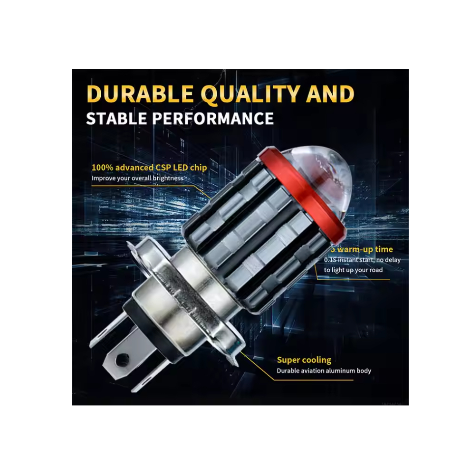 Jual Lampu Led Mobil Dan Motor H4 Mini PJECTOR PROJIE H4-BA20D Laser Hi ...