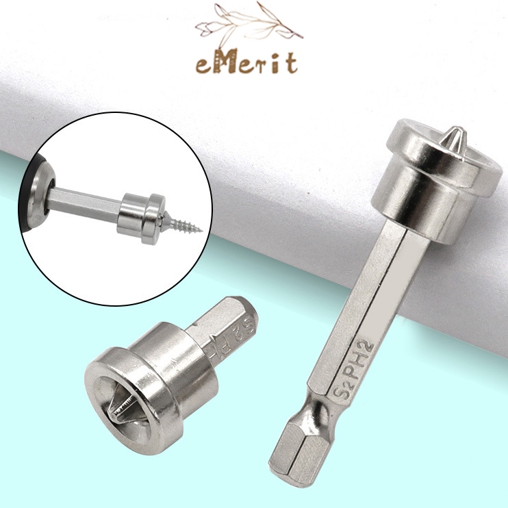 Jual 25/50mm 5pcs/Set Mata Obeng Hex Shank Magnetik Hex Shank ...