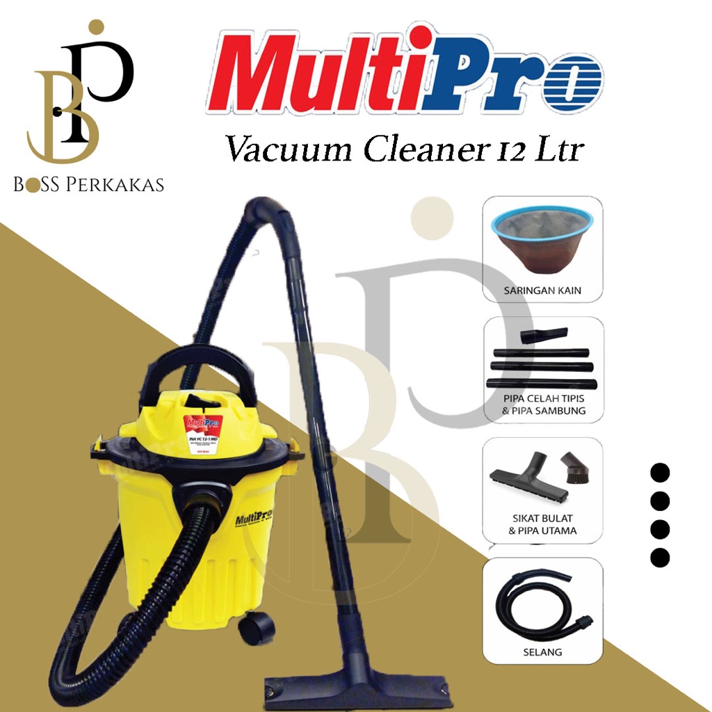 Jual Vacuum Cleaner 12 Liter Multipro / Vacuum Wet & Dry 12 Liter ...