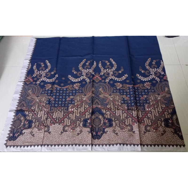 Jual batik handprint premium warna dasar biru dongker | Shopee Indonesia