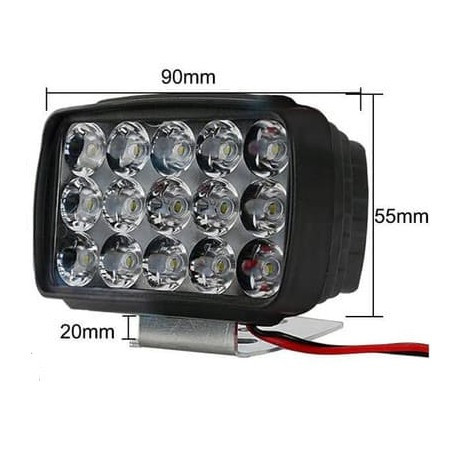 Jual Lampu LED Laser Gun Bar Tembak Sorot CREE Motor Mobill 15 Titik ...