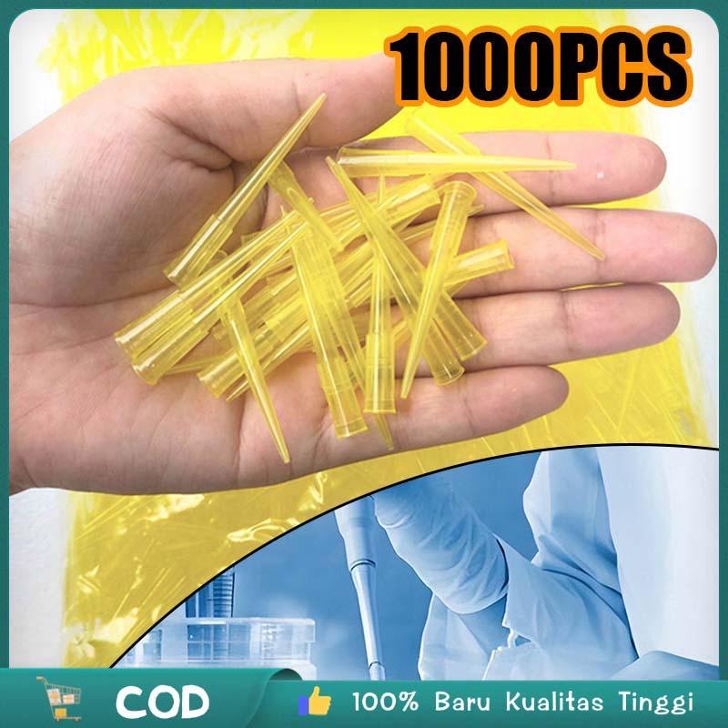 Jual 1000pcs/set Pipet Kuning 200 Ul Gilson Yellow Tip Sakamed ...