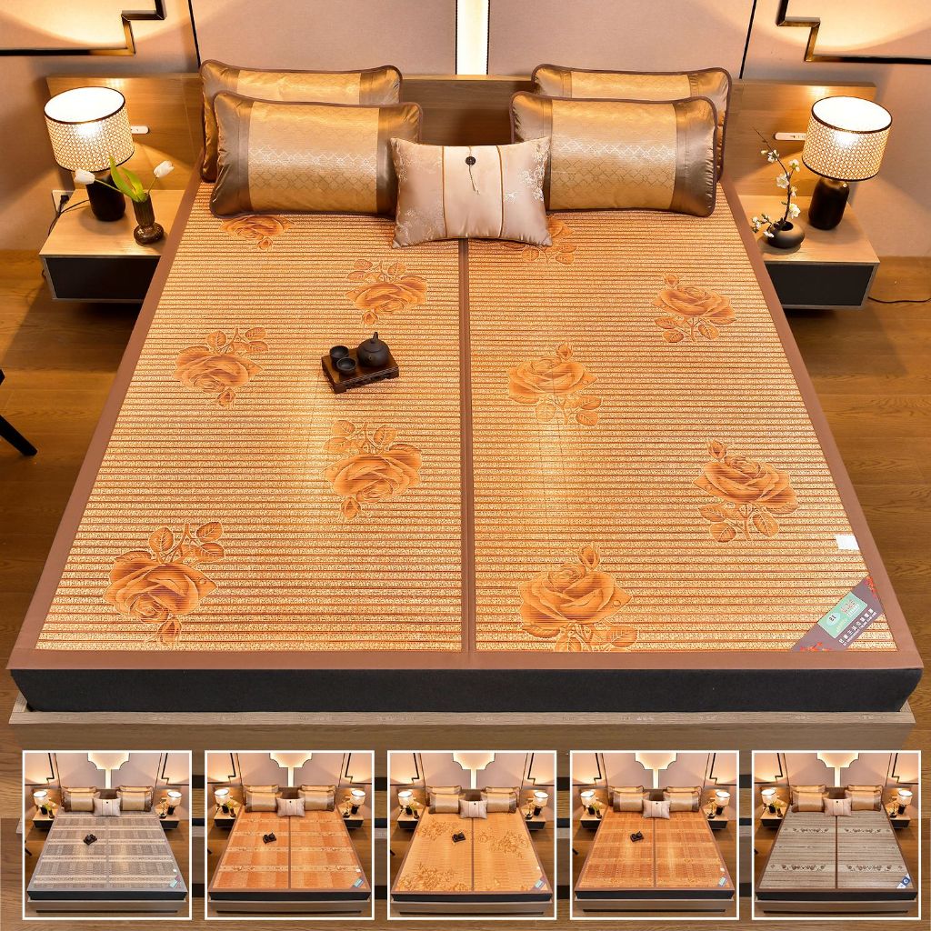 Jual Tikar Lipat Bambu Alas Tidur Ukuran 180CM 160CM 120CM Lipat Alas ...