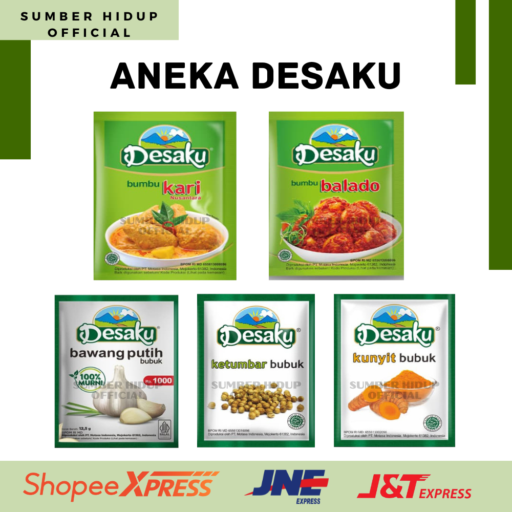 Jual BUMBU BUBUK DESAKU ALL VARIAN 1 PACK | Shopee Indonesia