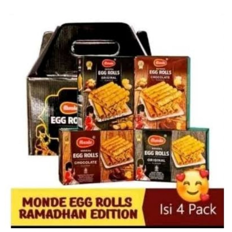 Jual Monde Egg Rolls Ramadhan Edition Isi 4 Pack | Shopee Indonesia
