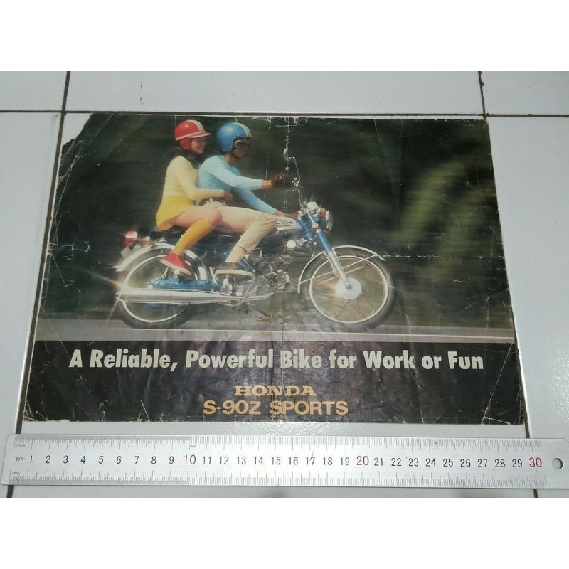 Jual Iklan motor antik honda s90z sports lengkap spec original iklan ...