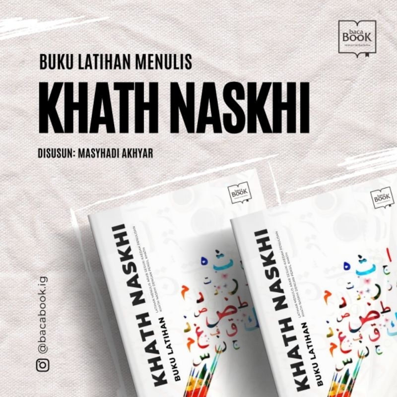 Jual BUKU LATIHAN MENULIS KHATH NASKHI | Shopee Indonesia