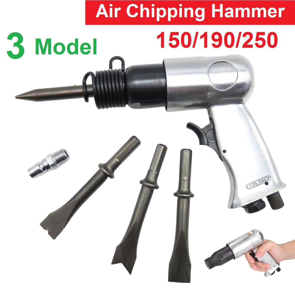 Jual Palu Pahat Pneumatik Air Hammer Chisel Gun 150mm 190mm 250mm Alat ...