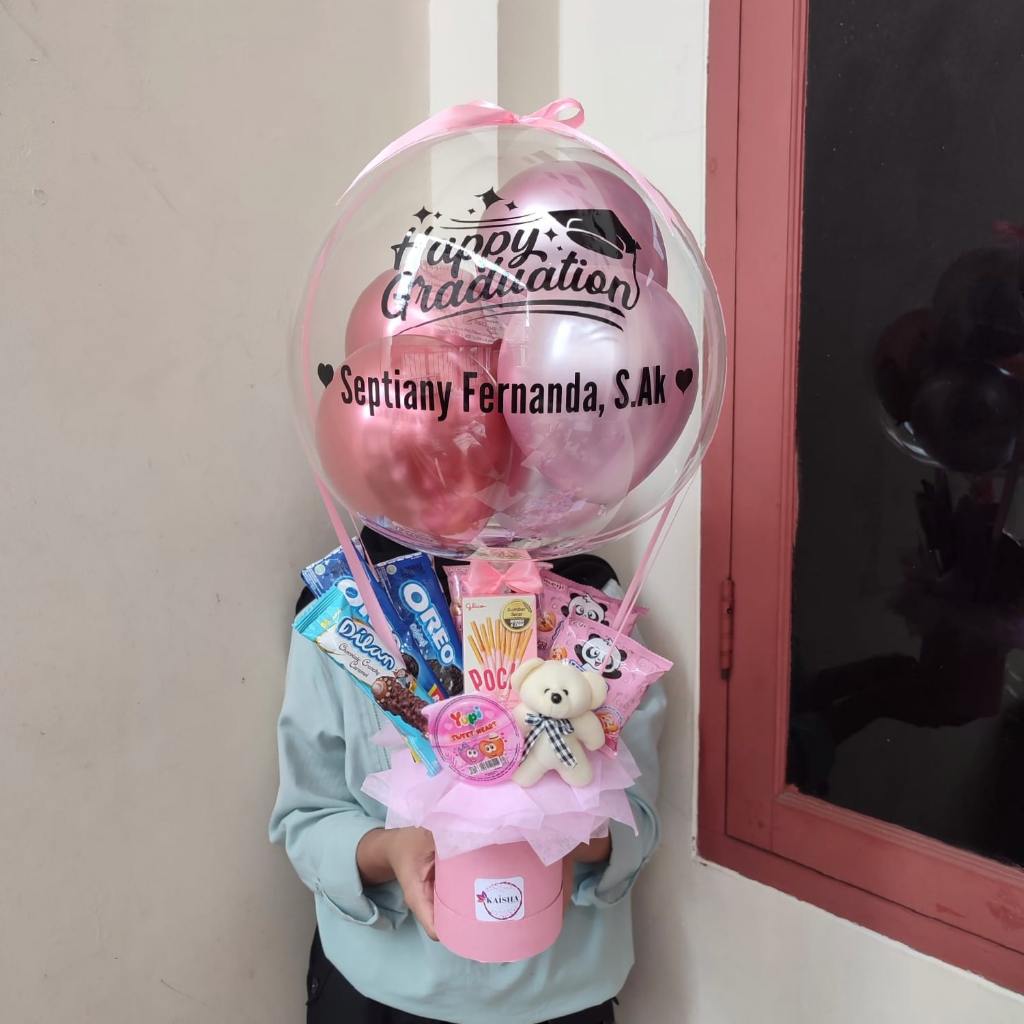 Jual Buket Balon SMALL Bouquet Snack Bucket Balon Small Snack Kaisha.ms ...
