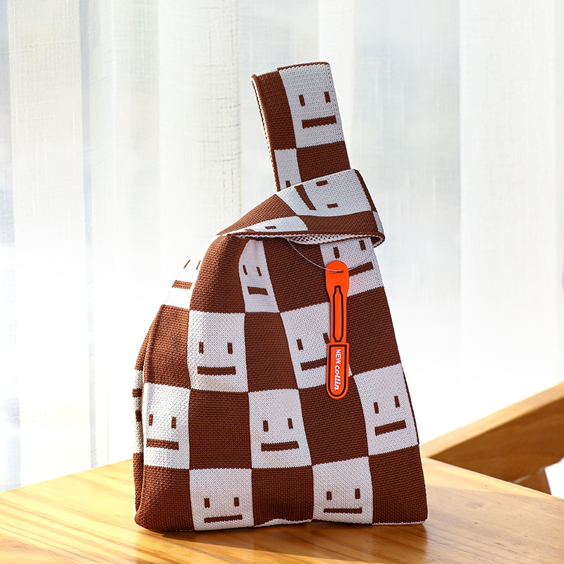 Jual Knitted Tote Bag Premium Tas Rajut Wanita Buffalow Bag Bangkok Korean Style Hand Bag ...