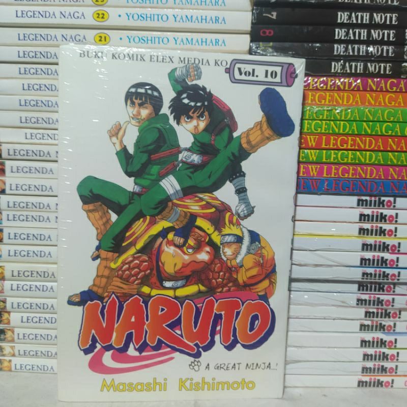 Jual KOMIK NARUTO NO 10 SEGEL (ORIGINAL) | Shopee Indonesia