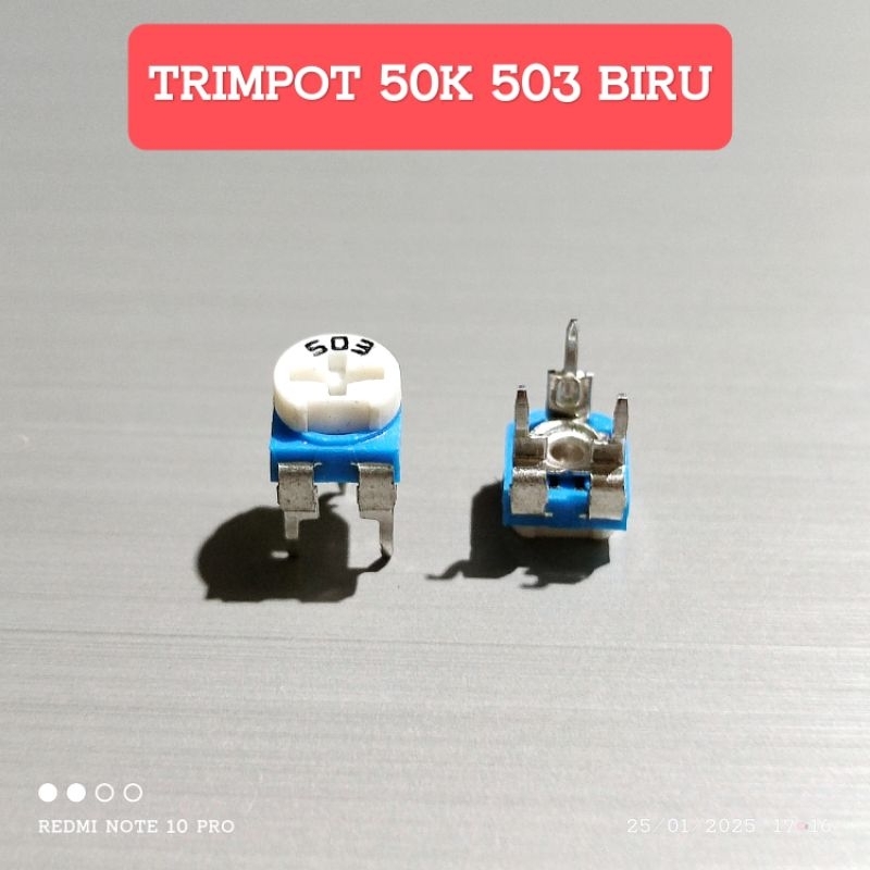 Jual Trimpot 50K ohm (503) Trimpot Trimmer Variable Vertical Resistor ...