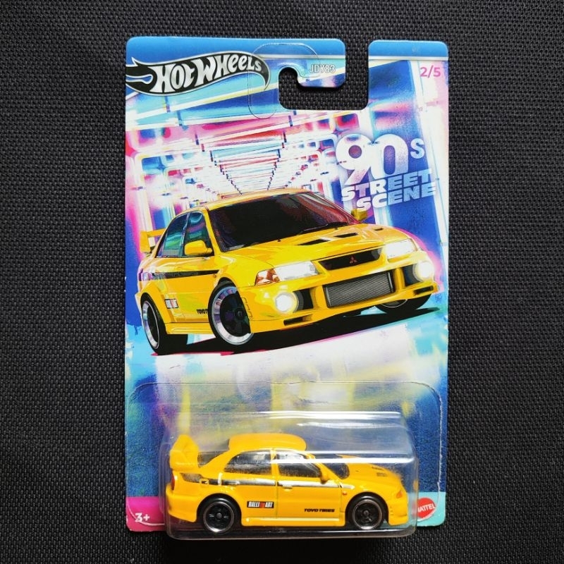Jual Hot Wheels 90s Street Scene Mitsubishi Lancer Evolution VI Kuning ...