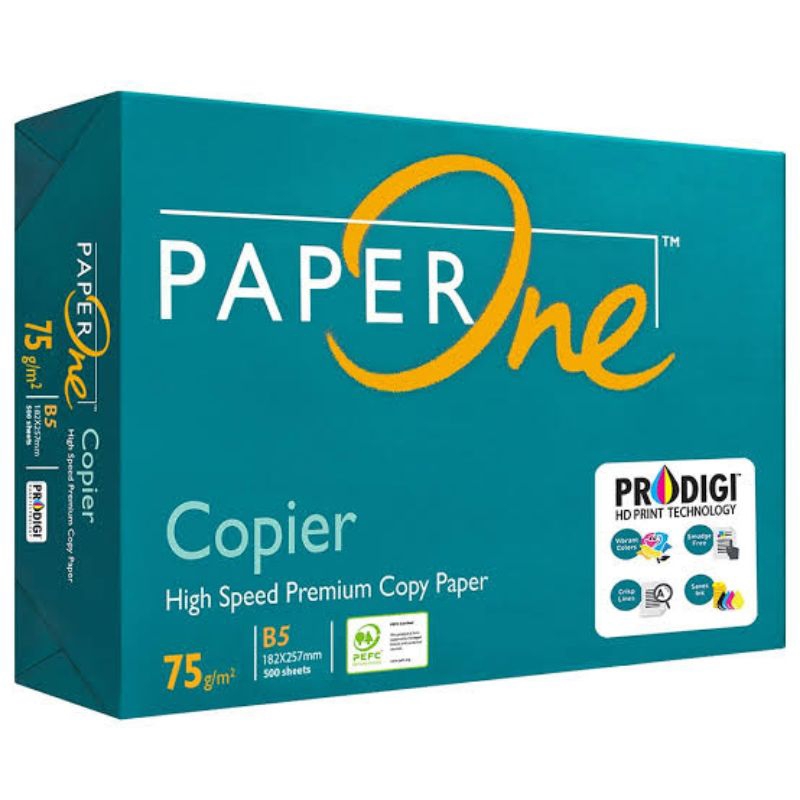Jual Kertas Foto Copy Paper One B5 1 RIM 500 Lembar | Shopee Indonesia