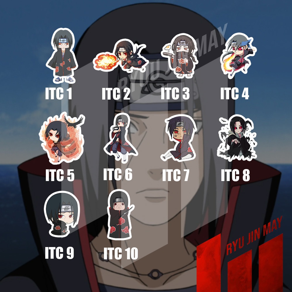 Jual Sticker Anime - Naruto - Itachi Uchiha | Shopee Indonesia