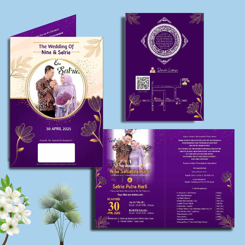 Jual UNDANGAN NIKAH PREMIUM FOTO - UNDANGAN PERNIKAHAN FULLCOLOUR ...